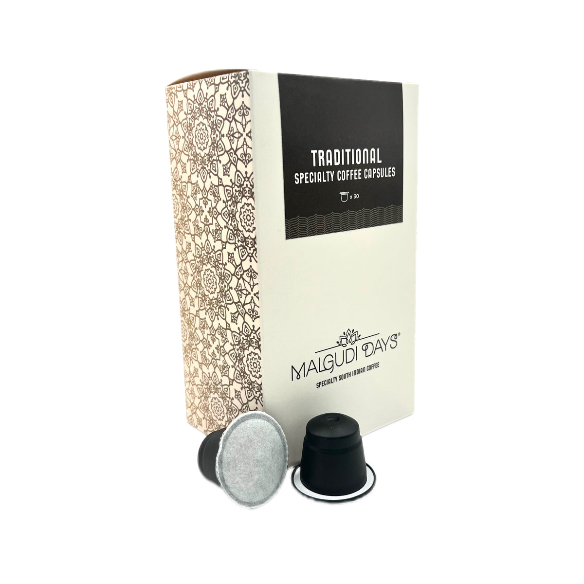 Traditional Bio Coffee Capsules - 30 Pack | Malgudi Days